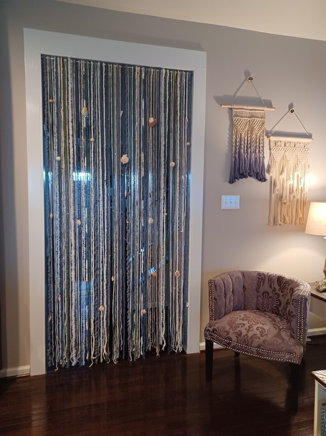 Boho Sand & Surf Sea Shell Curtain Backdrop Room Divider - Etsy