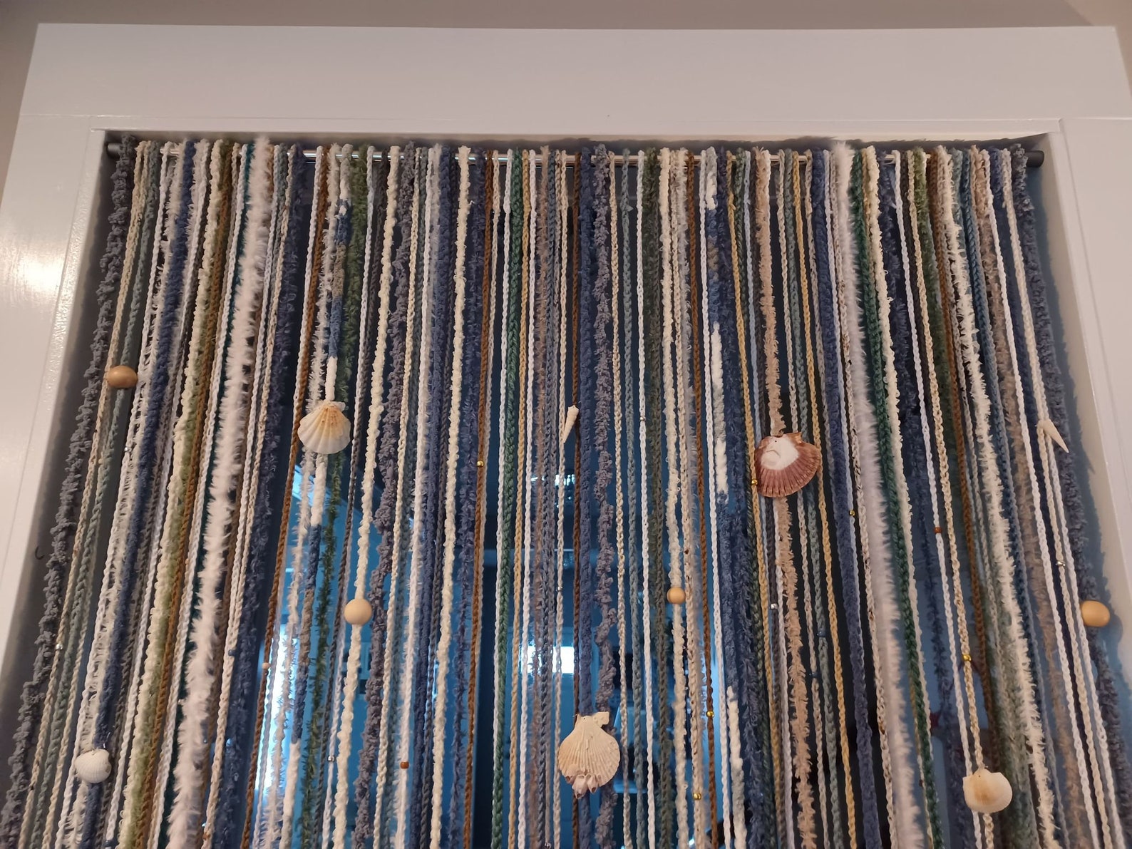 Boho Sand & Surf Sea Shell Curtain Backdrop Room Divider - Etsy