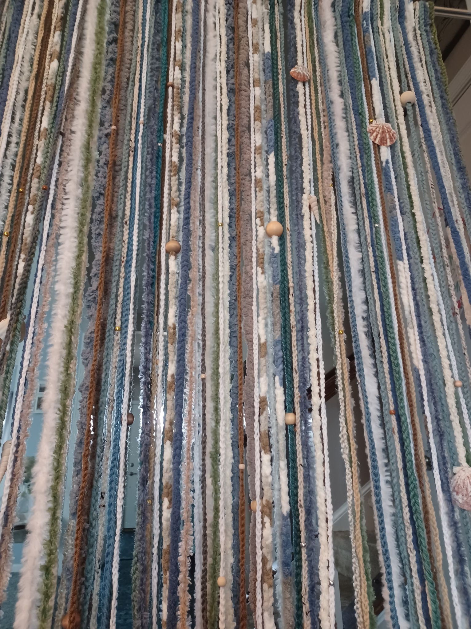 Boho Sand & Surf Sea Shell Curtain Backdrop Room Divider - Etsy