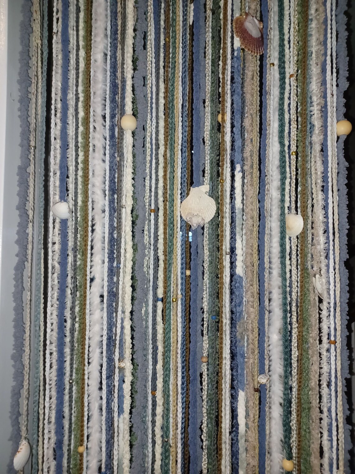 Boho Sand & Surf Sea Shell Curtain Backdrop Room Divider - Etsy