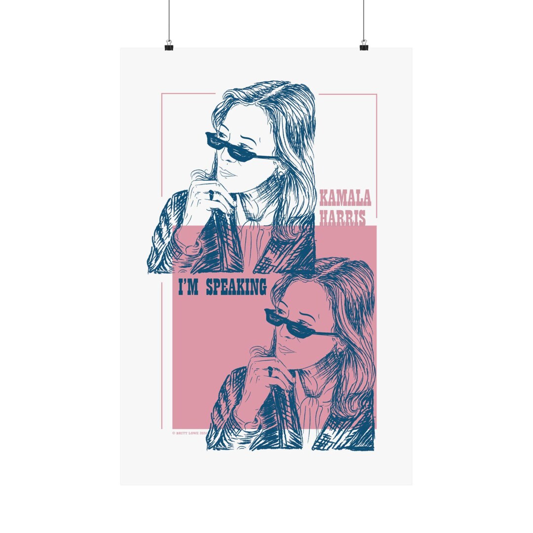 Illustrated Kamala Poster - Etsy