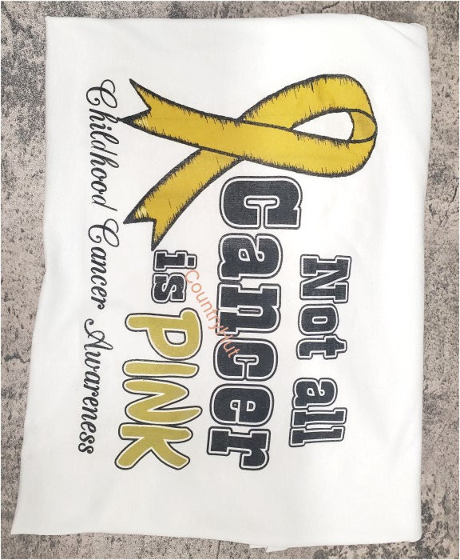 T-shirt Not All CANCER is Pink CHILDHOOD CANCER Awareness - Etsy