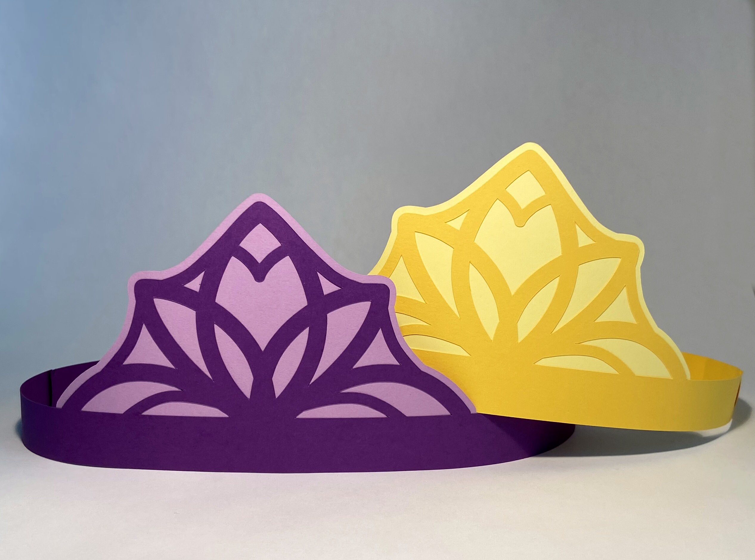 Seven 3D Paper Crowns and Tiaras SVG Cutting File Bundle Cricut and ...