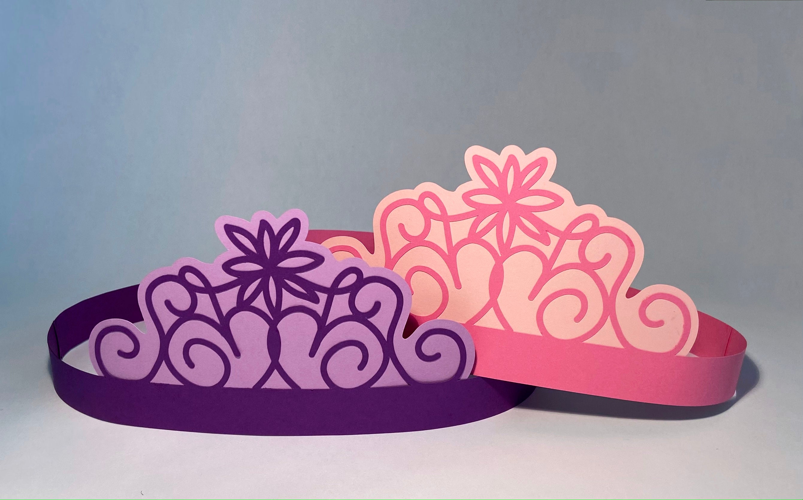 Seven 3D Paper Crowns and Tiaras SVG Cutting File Bundle Cricut and ...