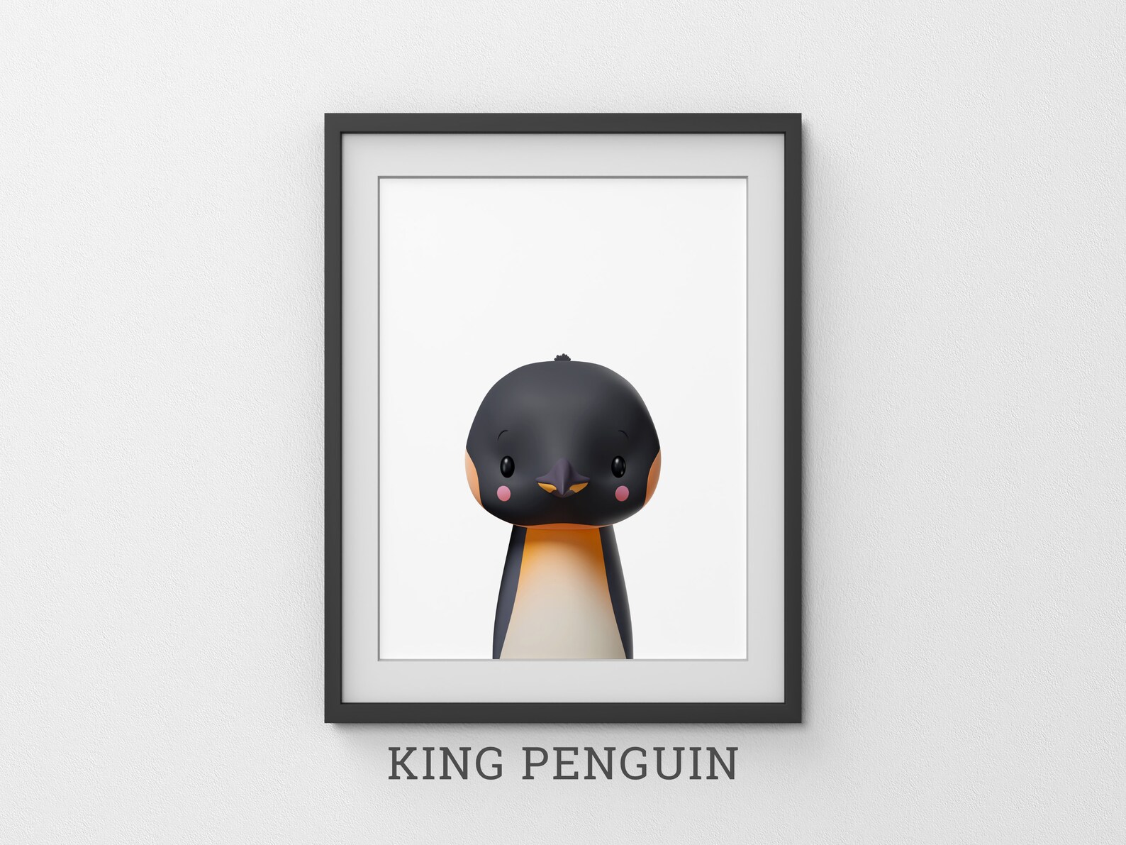 Arctic Animal Nursery Set IV Penguins Print Set of 6 - Etsy