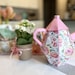 3D Paper Teapot, Teacup and Saucer Bundle SVG File | DIY Tea Party ...