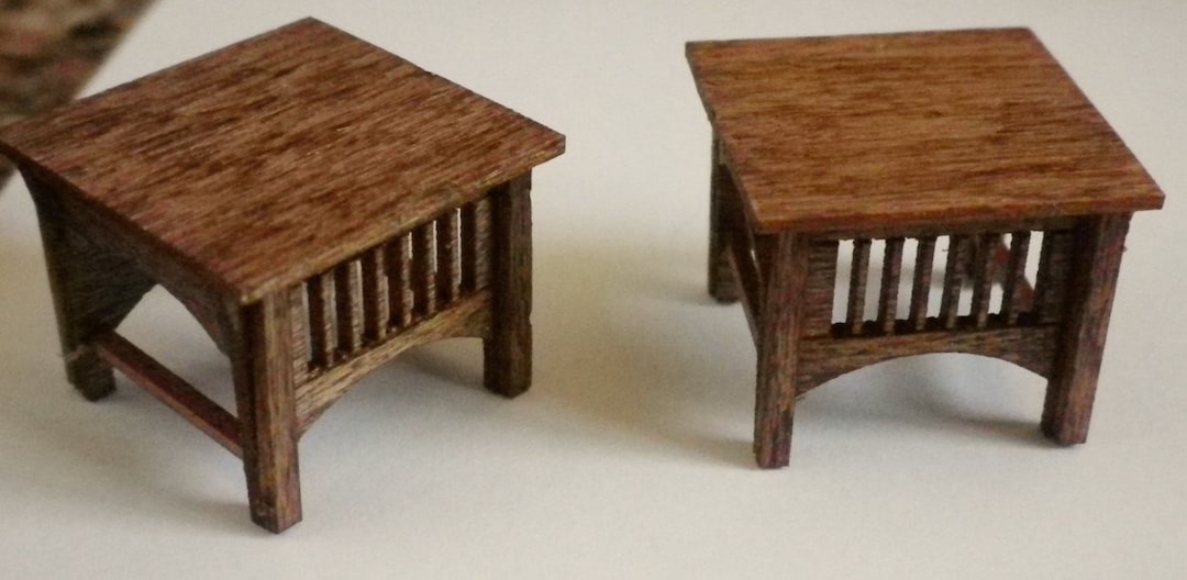 Stickley Style End Tables - 2 per Kit - Quarter Inch Scale - Etsy