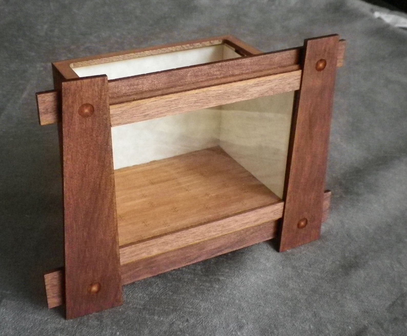 Craftsman Style Room Box Kit - Interior Room Slides Out for Decorating ...