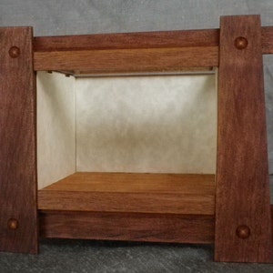 Craftsman Style Room Box Kit - Interior Room Slides Out for Decorating ...