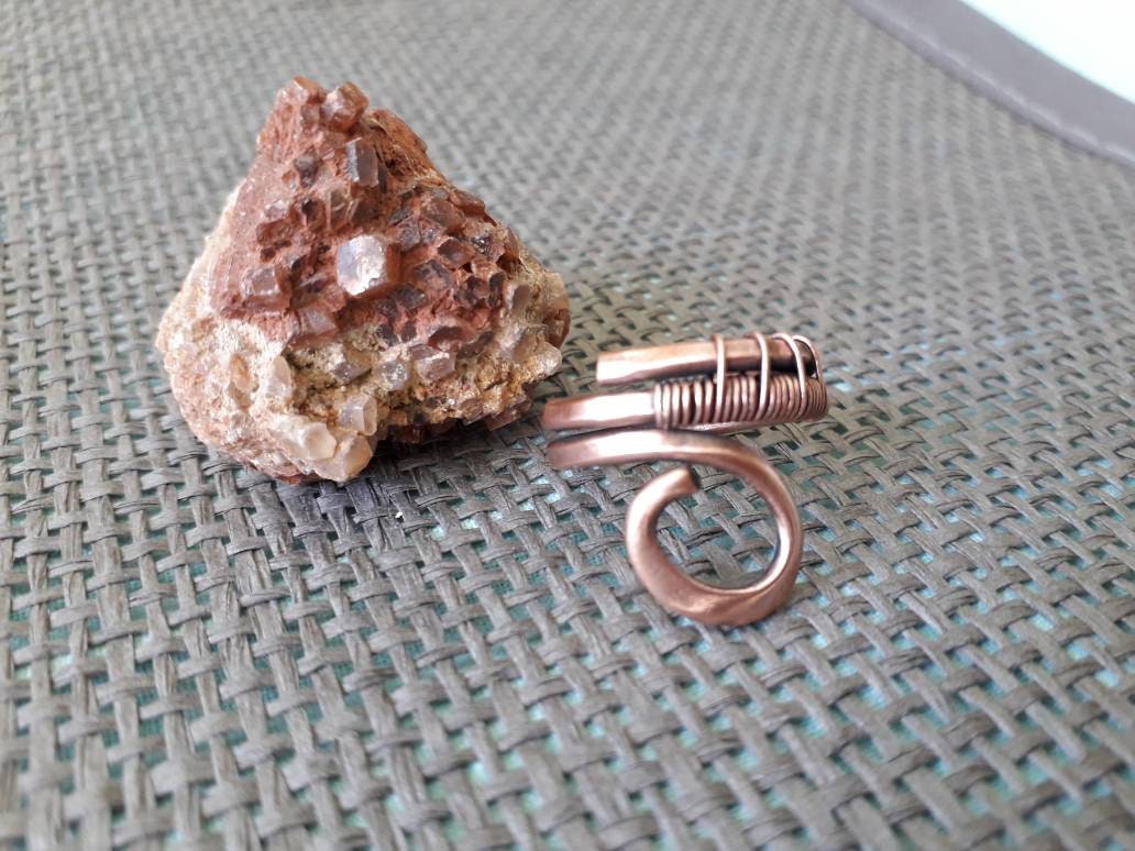 Simple copper wire wrapped ringCopper wire ringWire | Etsy