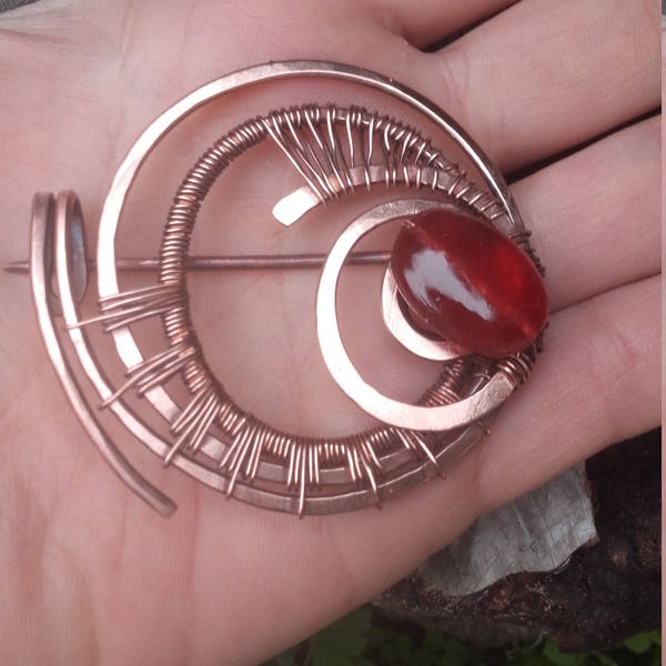 Wire Wrapped Brooch - Etsy