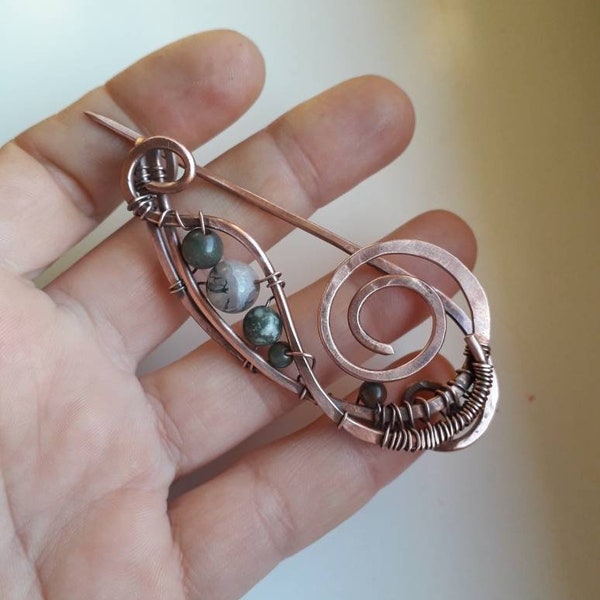 Wire Shawl Pin - Etsy