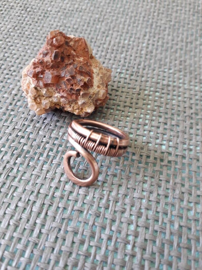 Simple copper wire wrapped ringCopper wire ringWire | Etsy