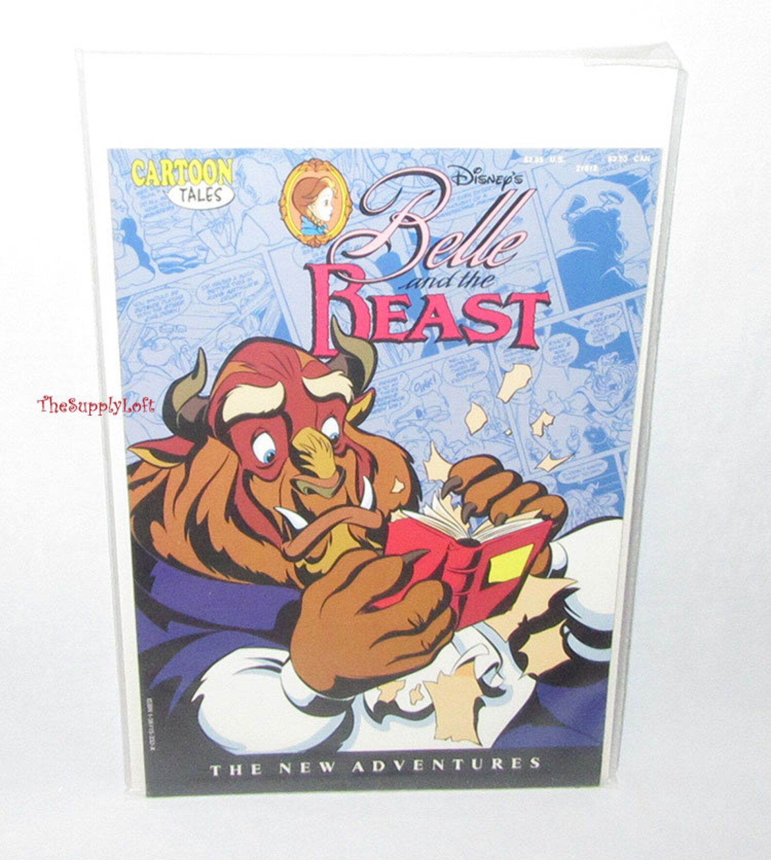 Vintage New 1992 Disney's Cartoon Tales Belle and the - Etsy