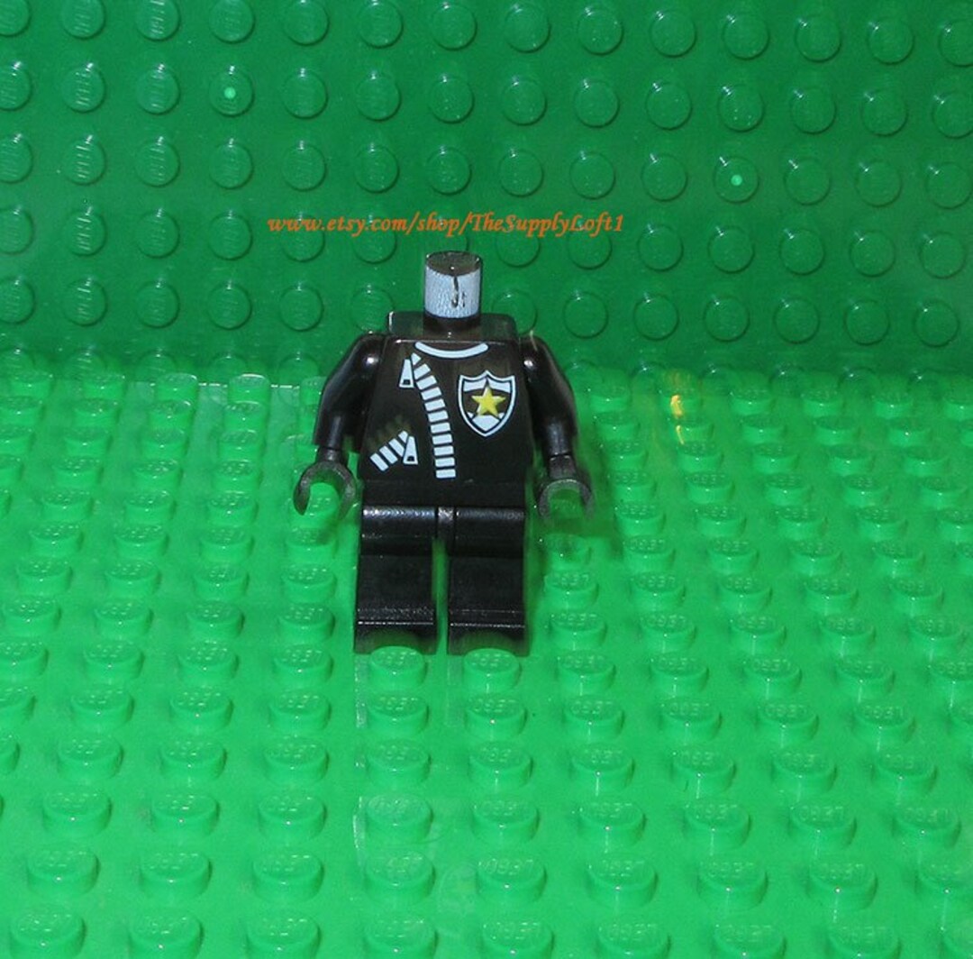 Vintage Lego Police Zipper Mini-figure Body From 1997 Lego Town Series ...