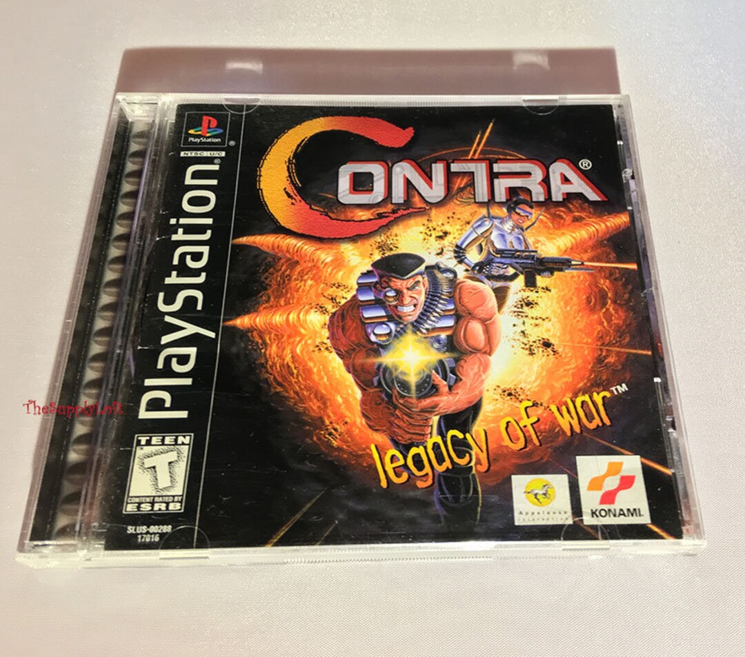 Vintage Contra Legacy of War Sony Playstation Video Game Works - Etsy