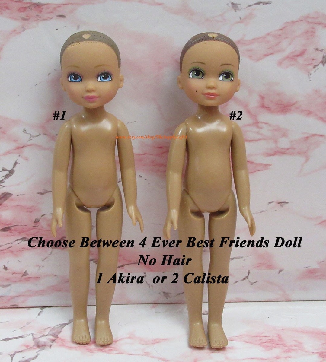MGA 4 Ever Best Friends Doll no Hair Choice Between 2 Dolls Akira or ...
