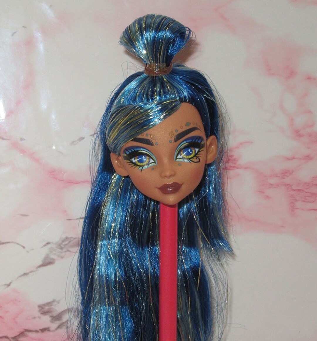 New Monster High Cleo De Nile Doll Head From Boo-jeweled Beauty for ...