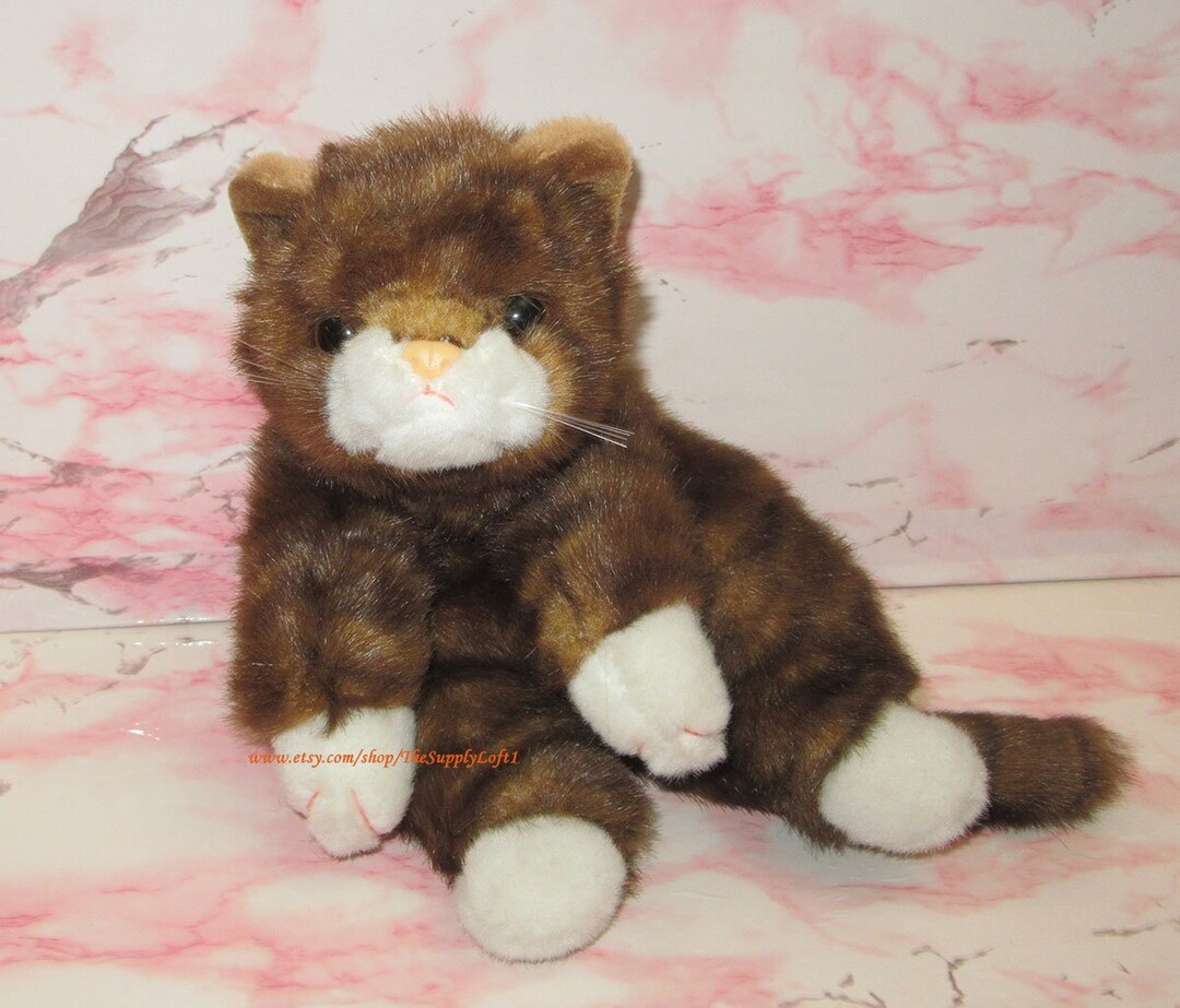Vintage 15'' Ty Classic Spice the Cat Plush 1997 Ty Classic Beanie ...