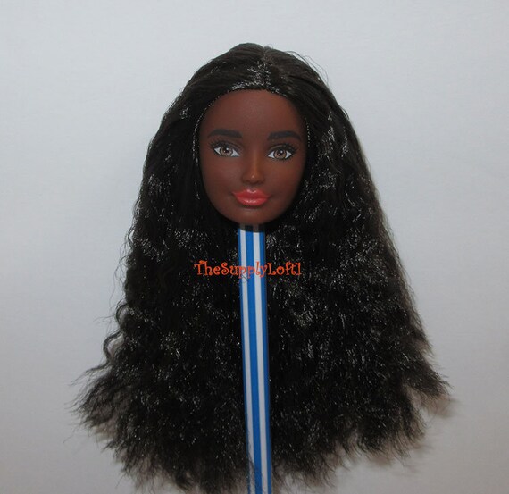 Black Barbie Doll Head