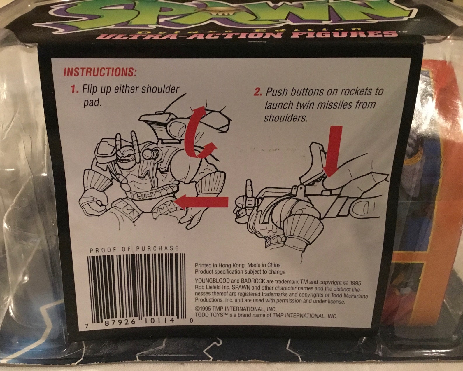 1995 Todd Mcfarlane Badrock Spawn Deluxe Edition Ultra Action Figure ...