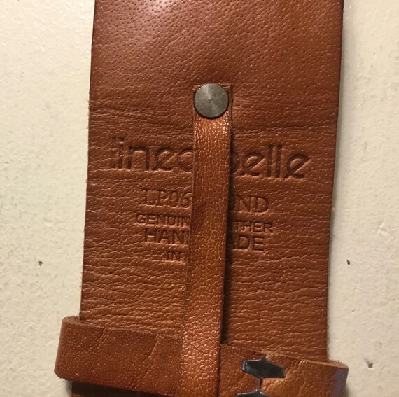 1980s vintage Linea Pelle genuine leather hand made n… - Gem