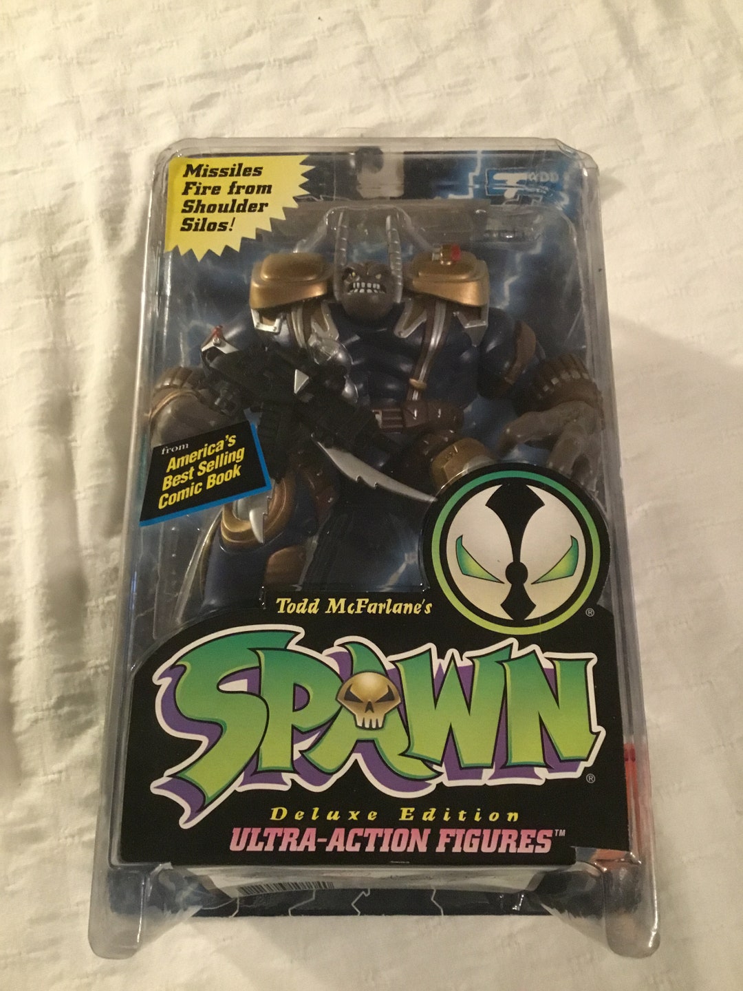 1995 Todd Mcfarlane Badrock Spawn Deluxe Edition Ultra Action Figure ...