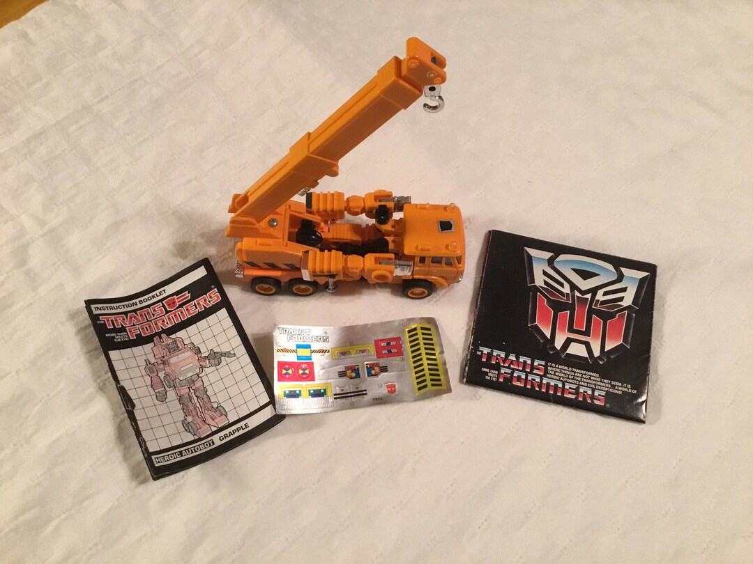 1985 Transformer G1 Grapple Robot Crane Truck Action Figure - Etsy ...