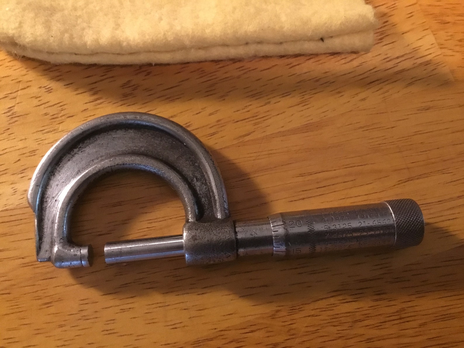 Vintage 1950s JT Slocomb Co Micrometer Machinist Gauge Precision ...