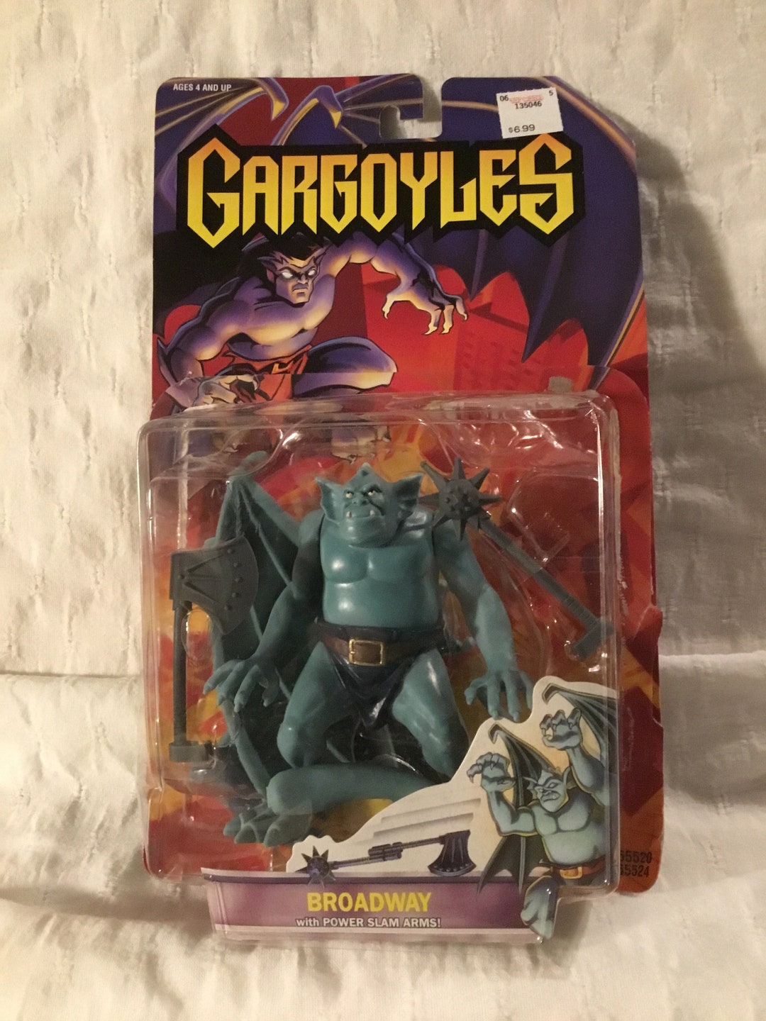 1995 Kenner Gargoyles Broadway Action Figure Power Slam Arms Complete ...