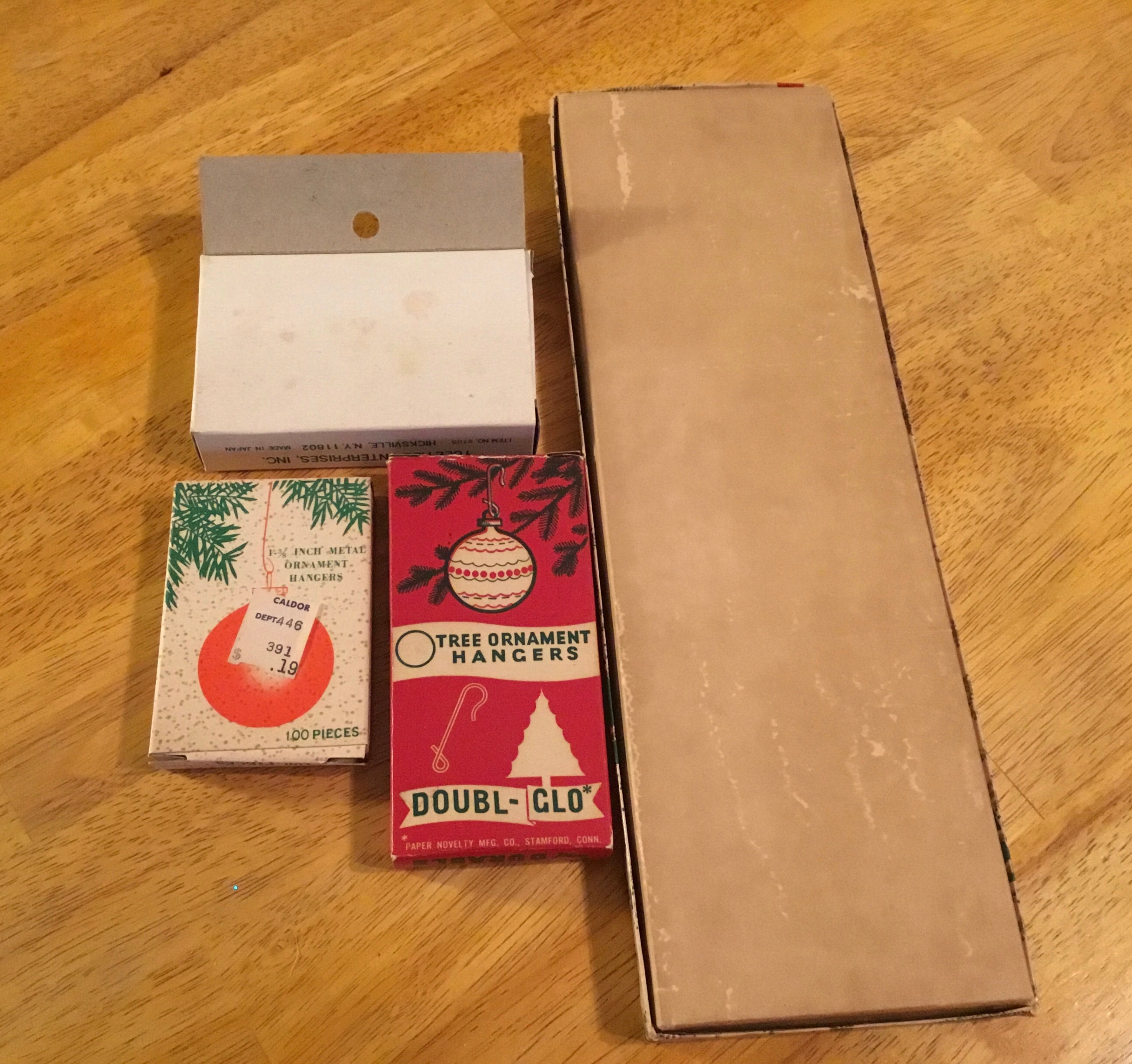 Vintage Empty Christmas Cardboard Boxes Display Decoration - Etsy