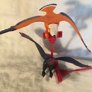 1982 He Man Masters of the Universe Mattel Zoar MOTU Eagles Birds Perch ...