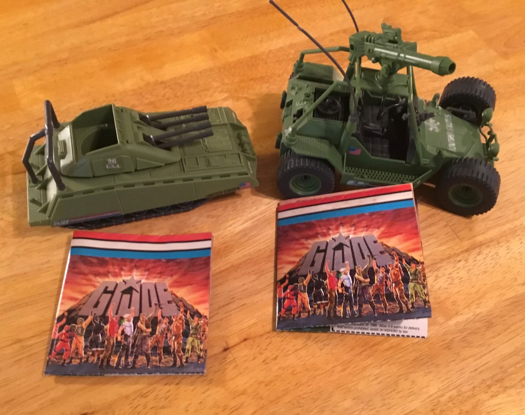 1985 GI Joe Striker Dune Buggy Armadillo Mini Tank Hasbro Bradly No ...