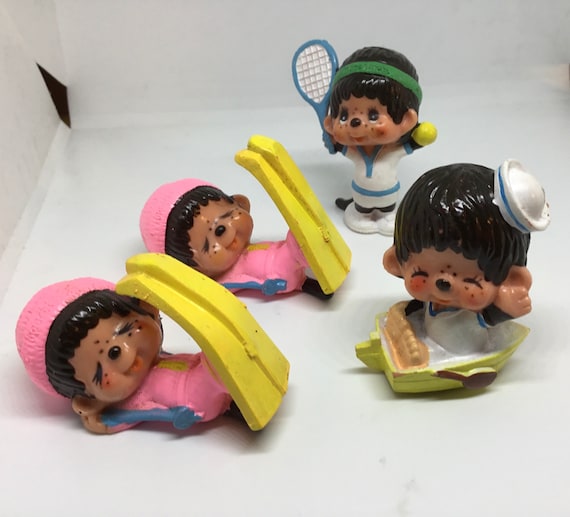 1979 Sekiguchi Monchhichi Figures Toys Collection Hong Kong | Etsy