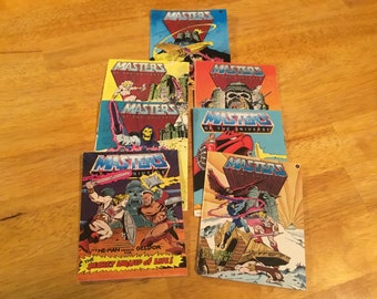 Masters of the Universe Mini Comics by Mattel 1986 - Etsy