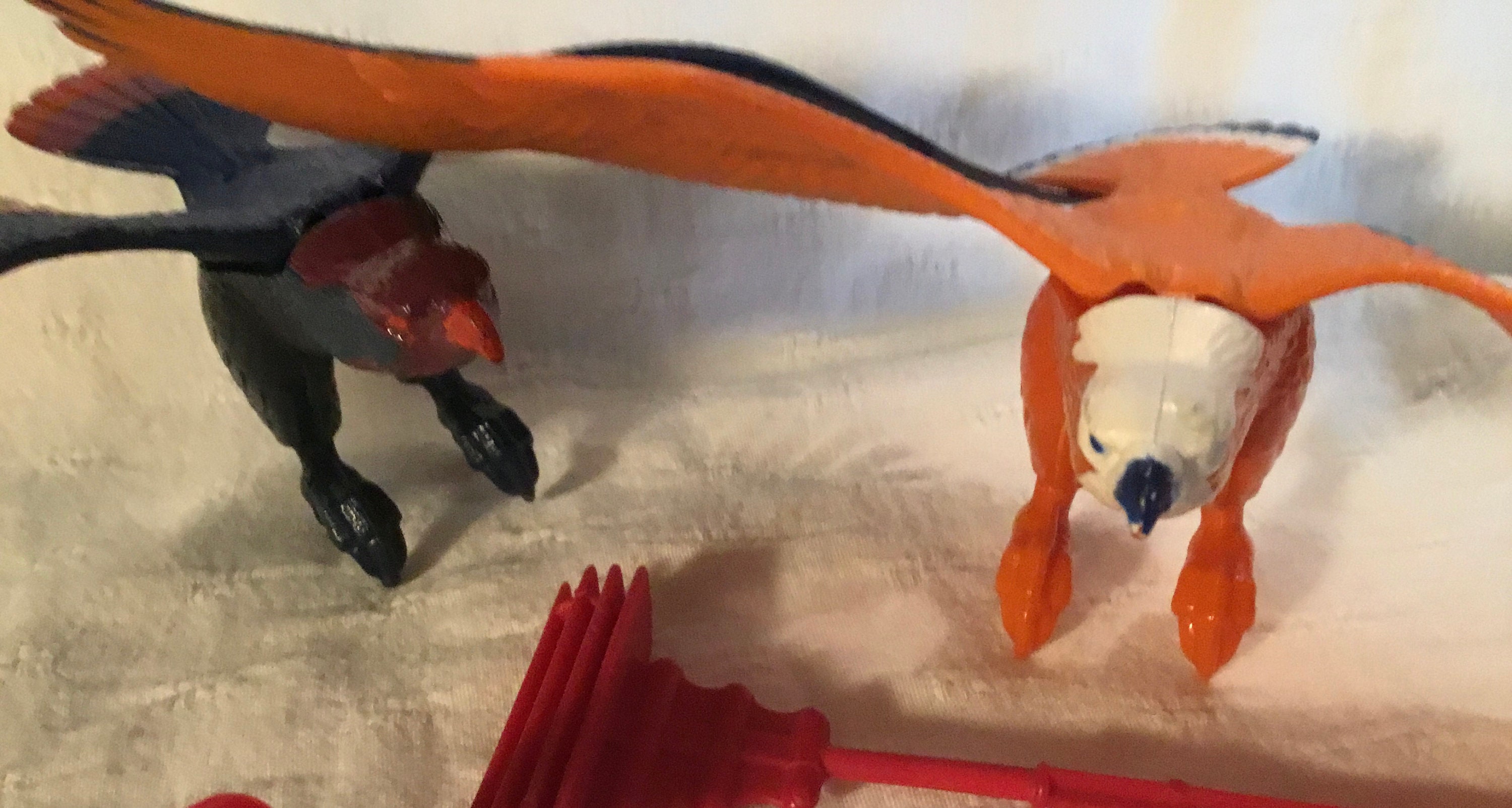 1982 He Man Masters of the Universe Mattel Zoar MOTU Eagles Birds Perch ...