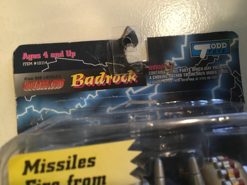 1995 Todd Mcfarlane Badrock Spawn Deluxe Edition Ultra Action Figure ...