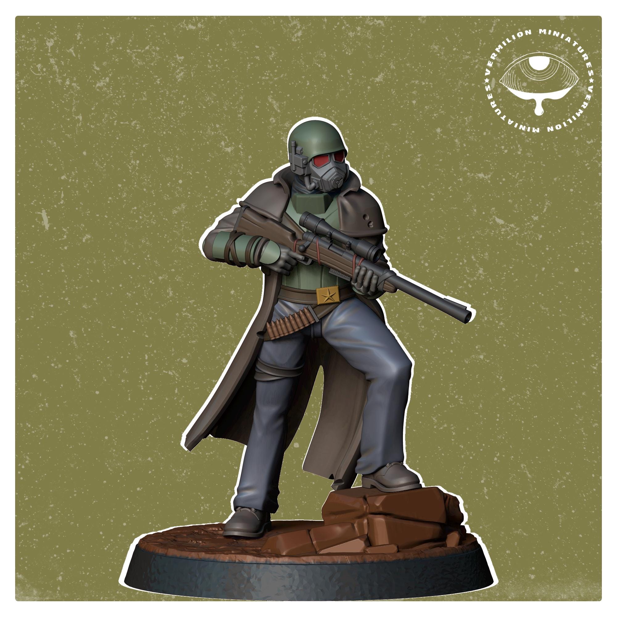 Bear Club | Post Apocalypse Minis by Vermillion | 3D Printed Wargaming ...
