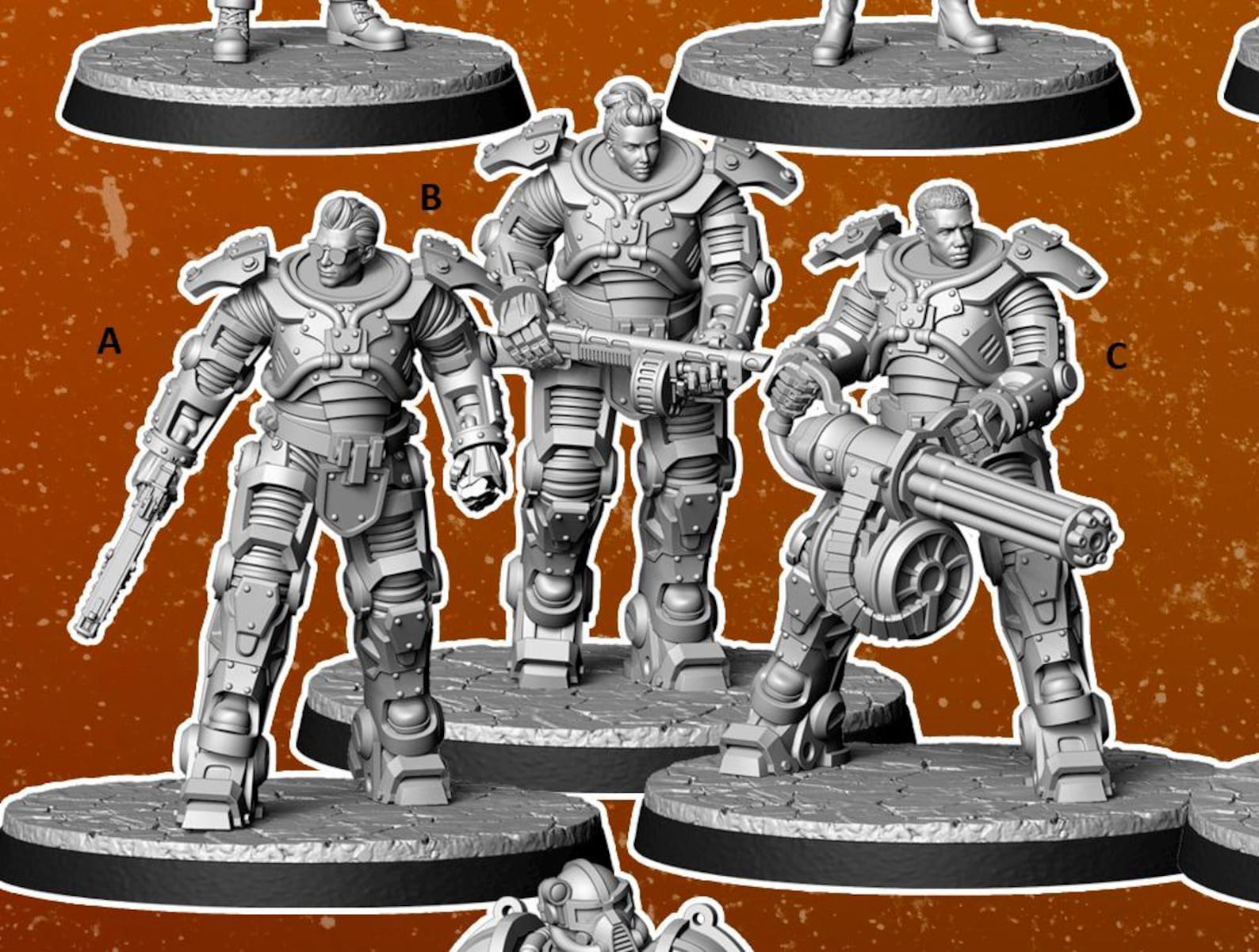 Armored Workshop | Post Apocalypse Minis by Vermillion | 3D Printed ...