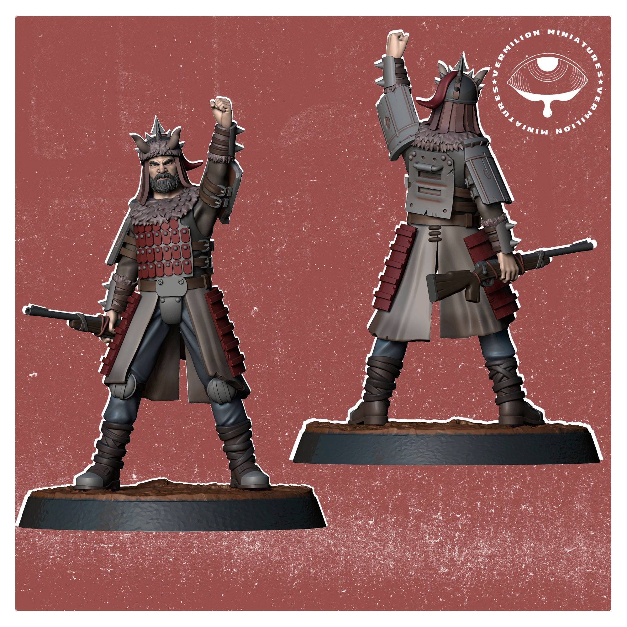 Red Rock Raiders | Post Apocalypse Minis by Vermillion | 3D Printed ...