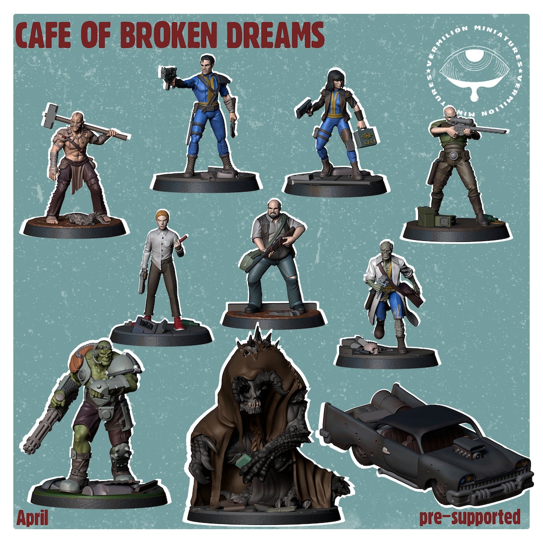 Broken Dreams | Post Apocalypse Minis by Vermillion | 3D Printed ...
