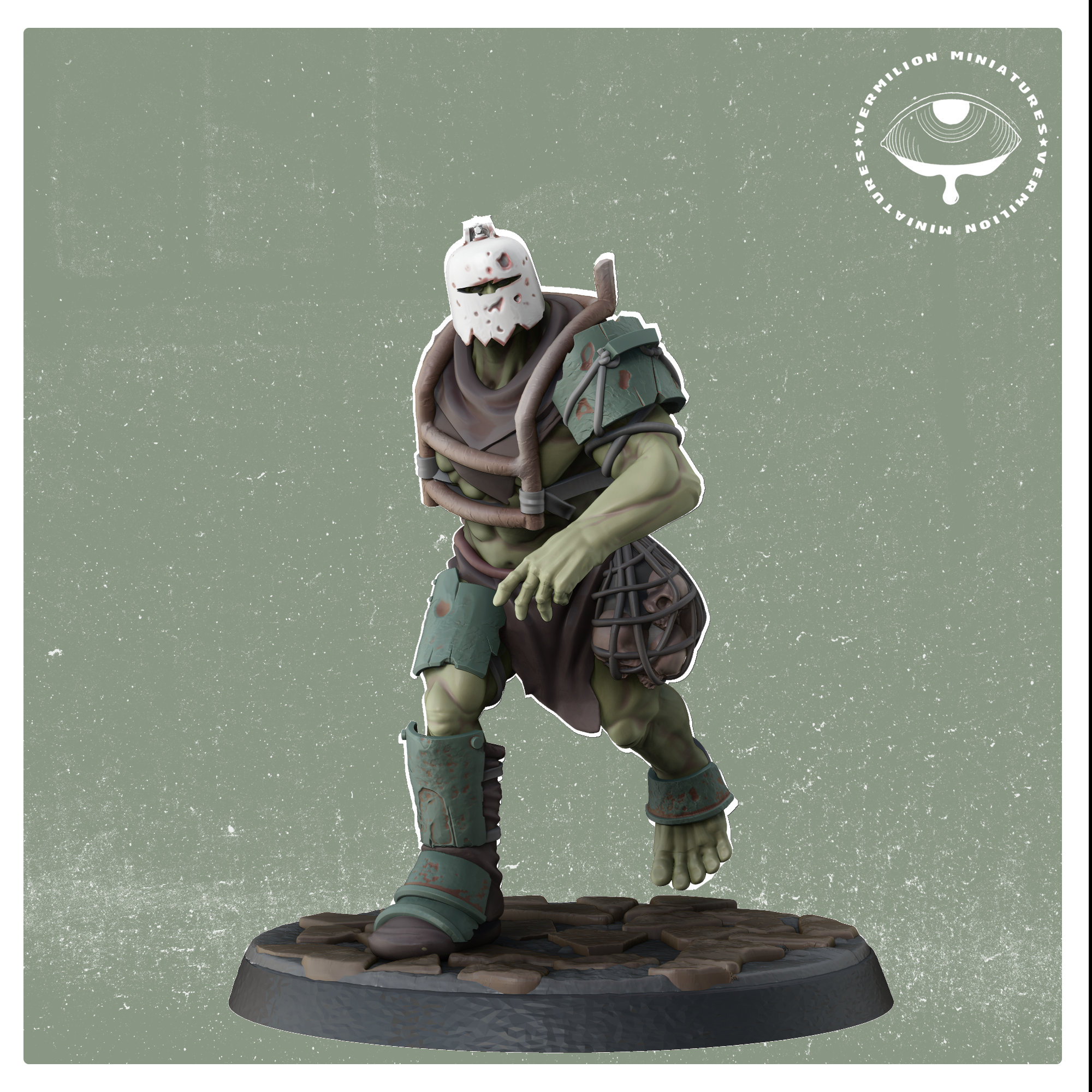 Big Green Post Apoc Mutants | Post Apocalypse Minis by Vermillion | 3D ...