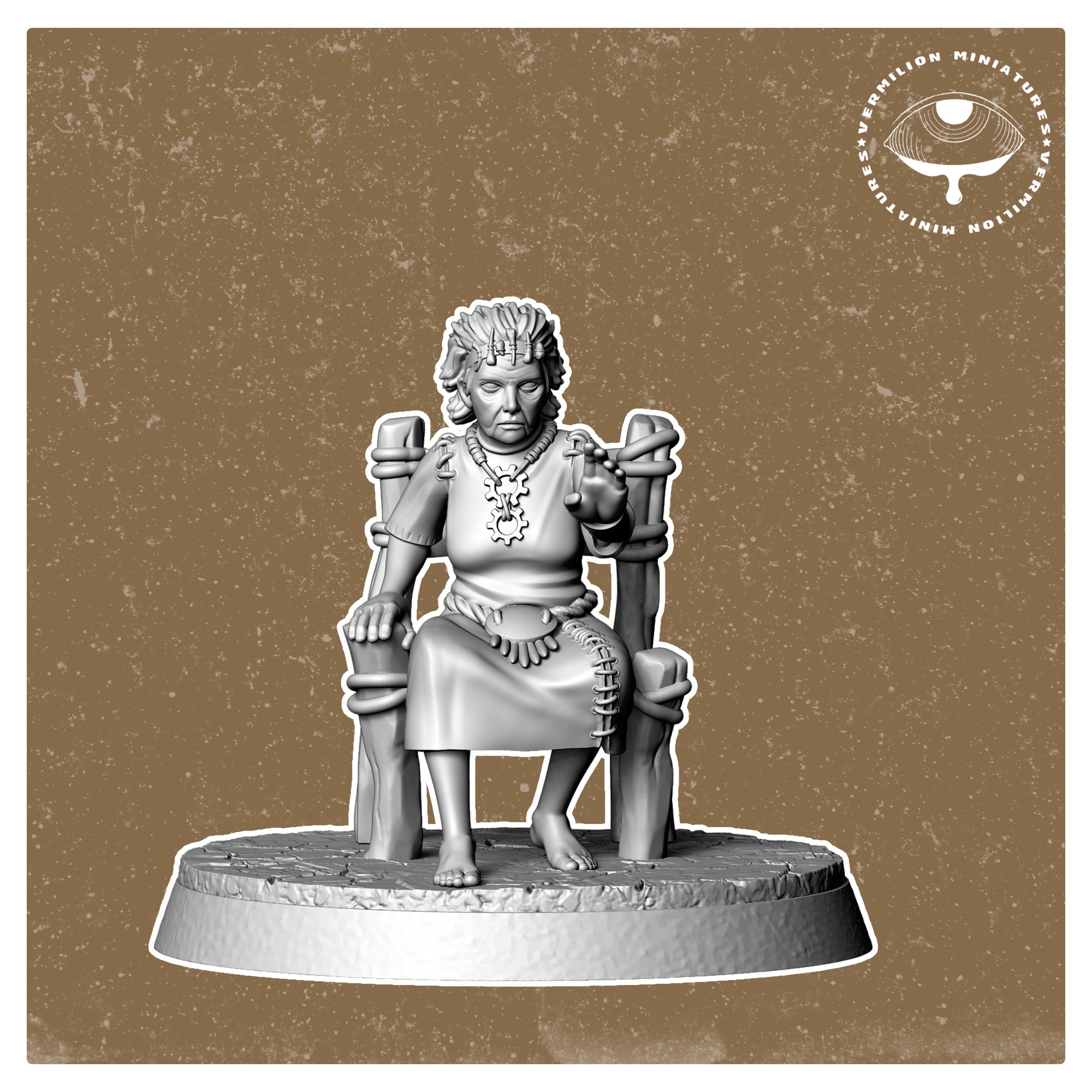 Tribal Post Apocalypse Minis by Vermillion 3D Printed Wargaming Proxies ...