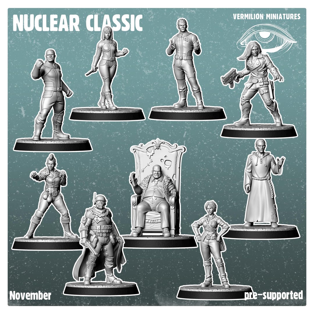 Nuclear Classic | Post Apocalypse Minis by Vermillion | 3D Printed ...
