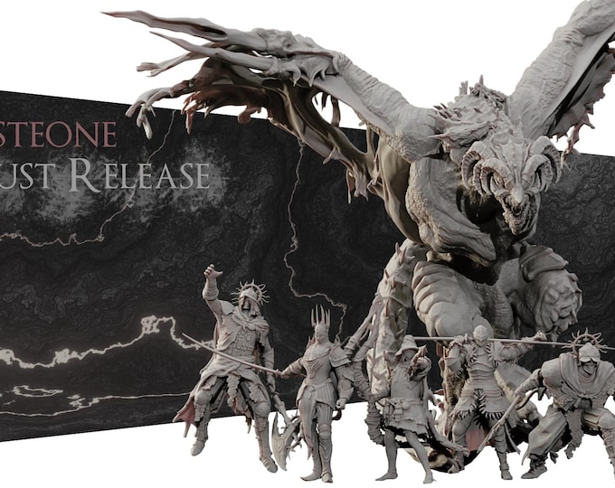 Atomic Unity Post Apocalypse Minis by Vermillion 3D Printed Wargaming Proxies - Etsy