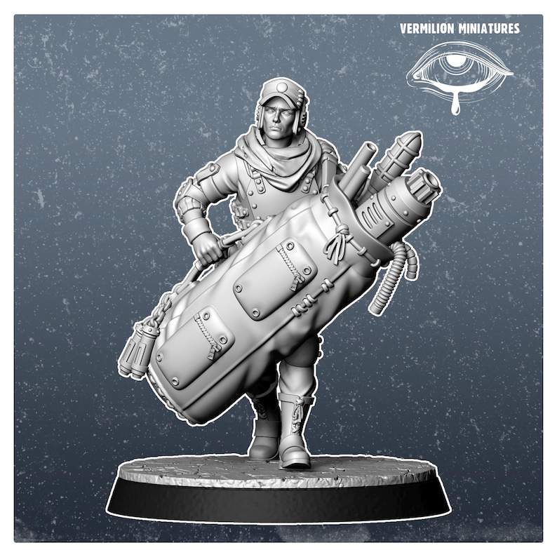Steel Rising 2 | Post Apocalypse Minis by Vermillion | 3D Printed ...