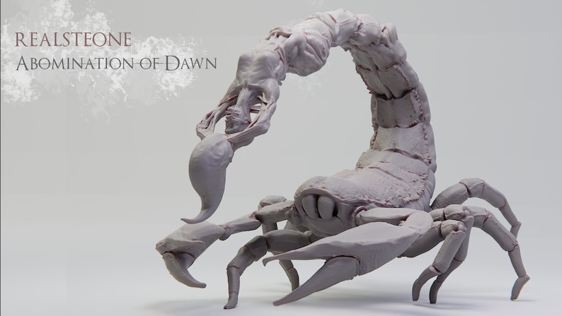 Monster Mash Release | Chaotic Spider and Scorpions by Realsteone | 3D ...