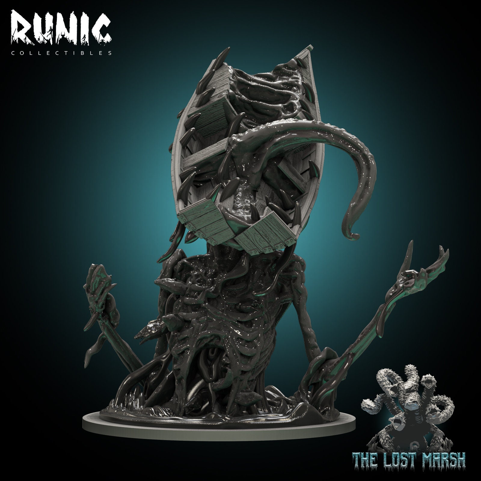 Boat Mimic Swamp Beast From Runic Collectibles RPG 3D - Etsy