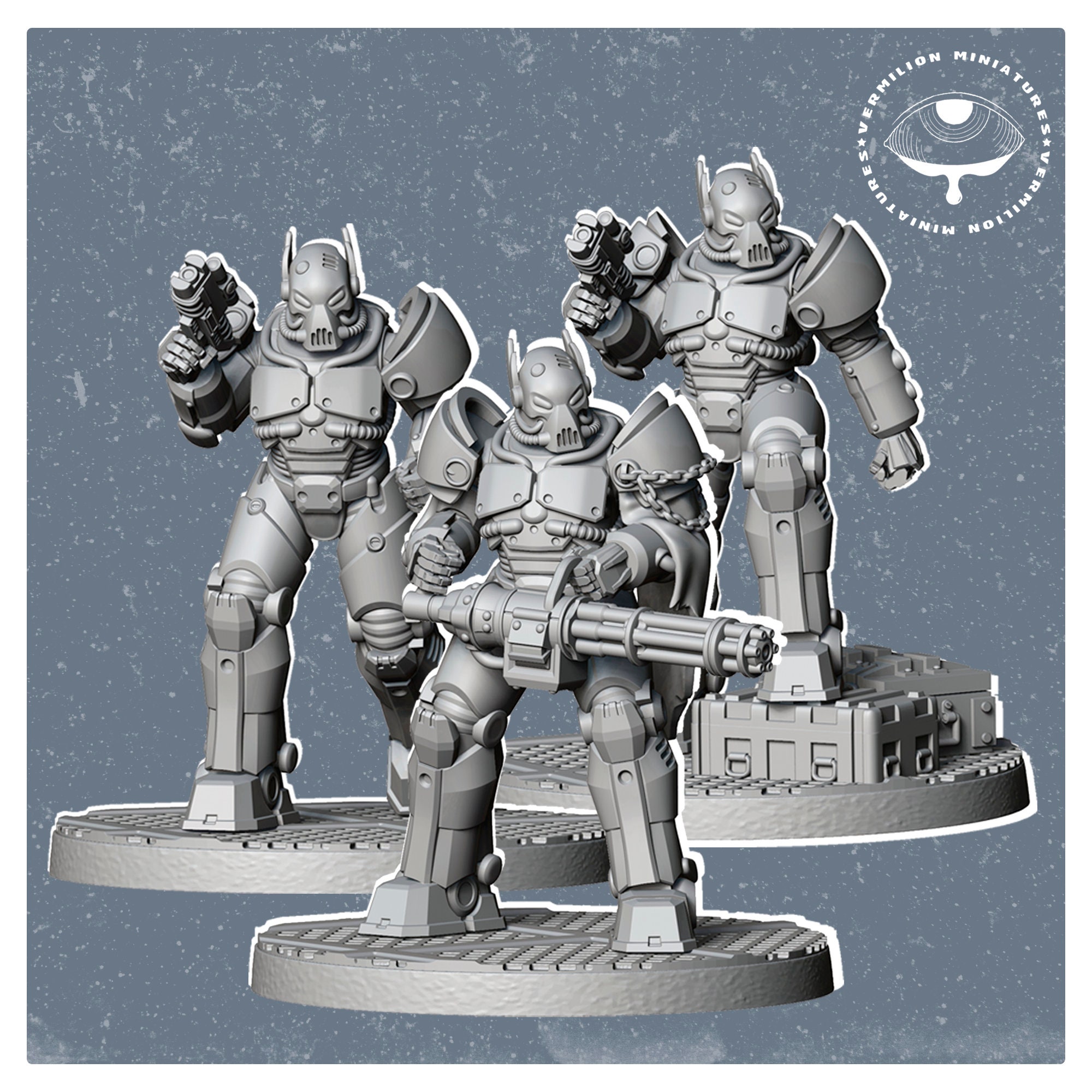 Steel Rising | Post Apocalypse Minis by Vermillion | 3D Printed ...