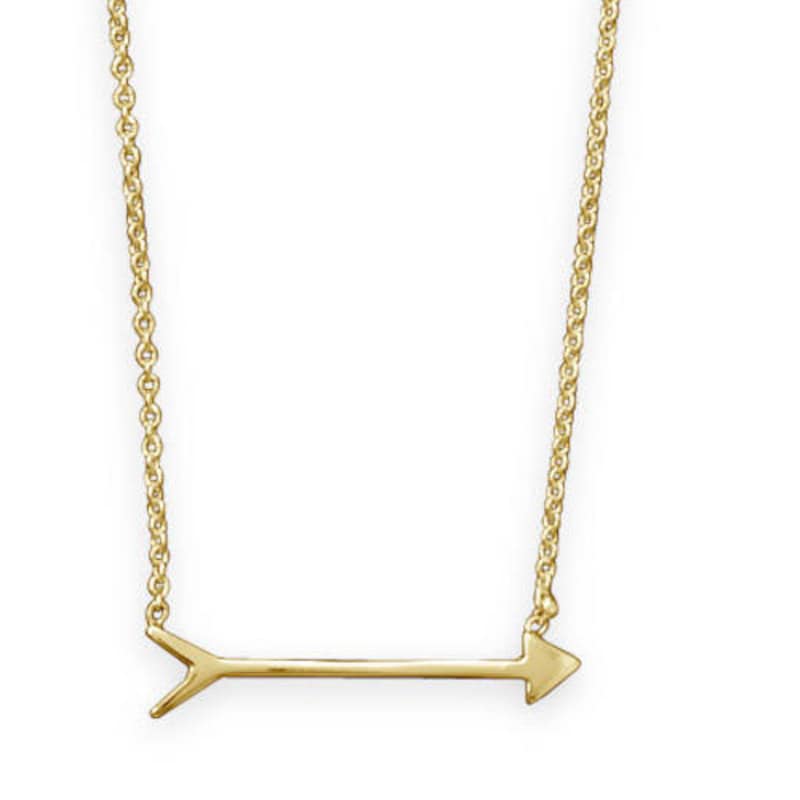 14k Gold Arrow Jewelry - Etsy